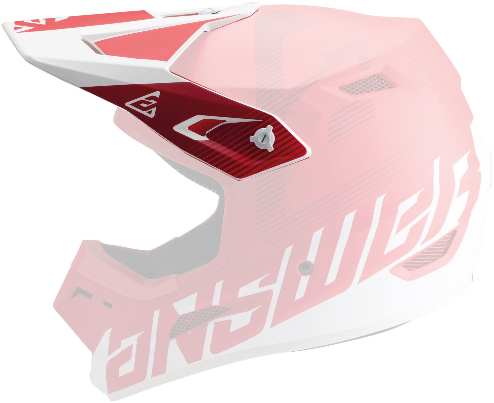 Answer AR1 V2 Bold Visor - Red/White | P/N 447733 for sale online | eBay