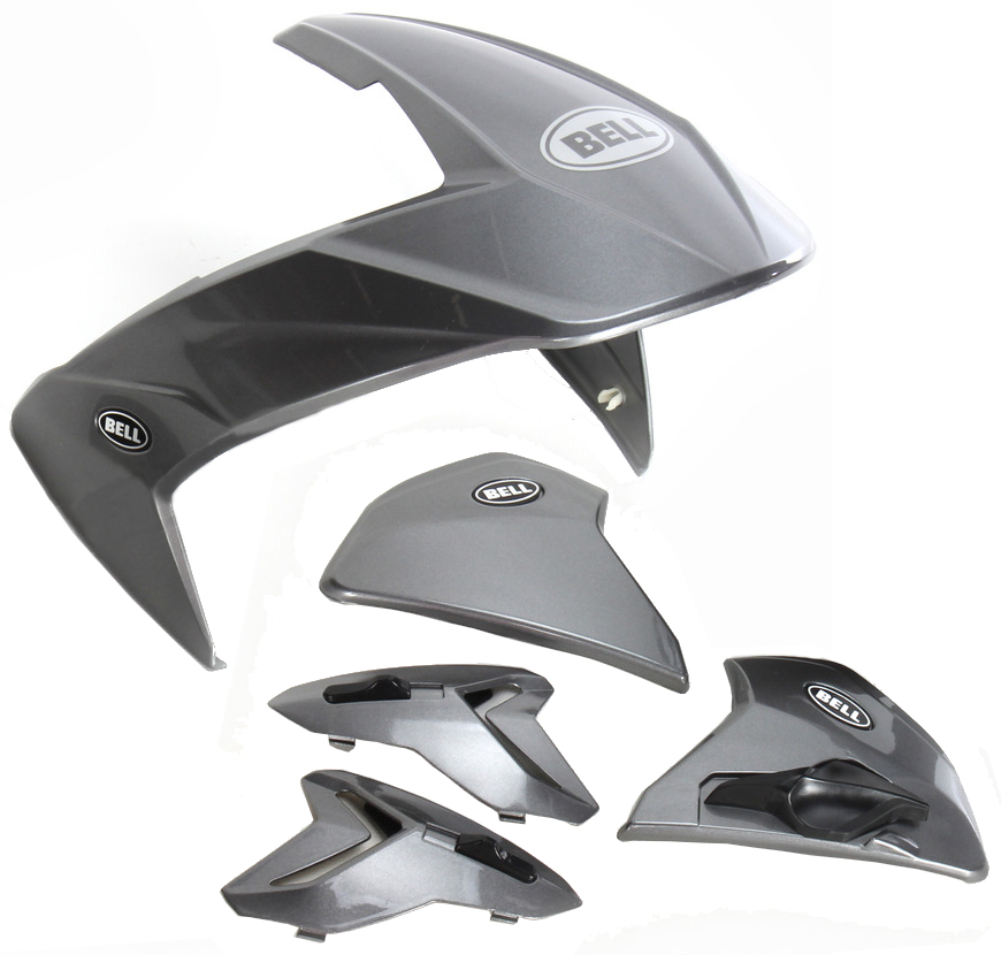 Bell Mag-9 Visor, Side Plate & Vent Kit | eBay