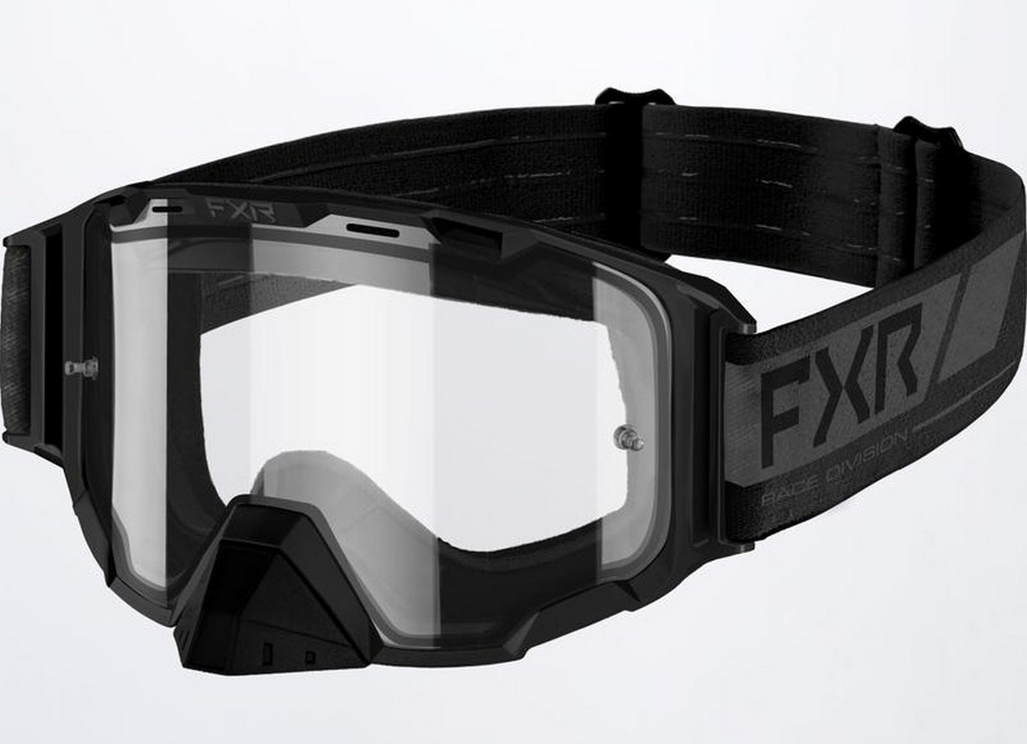 FXR Racing 223398-6510-00 Maverick Clear Youth Goggles OSFM Yellow for ...